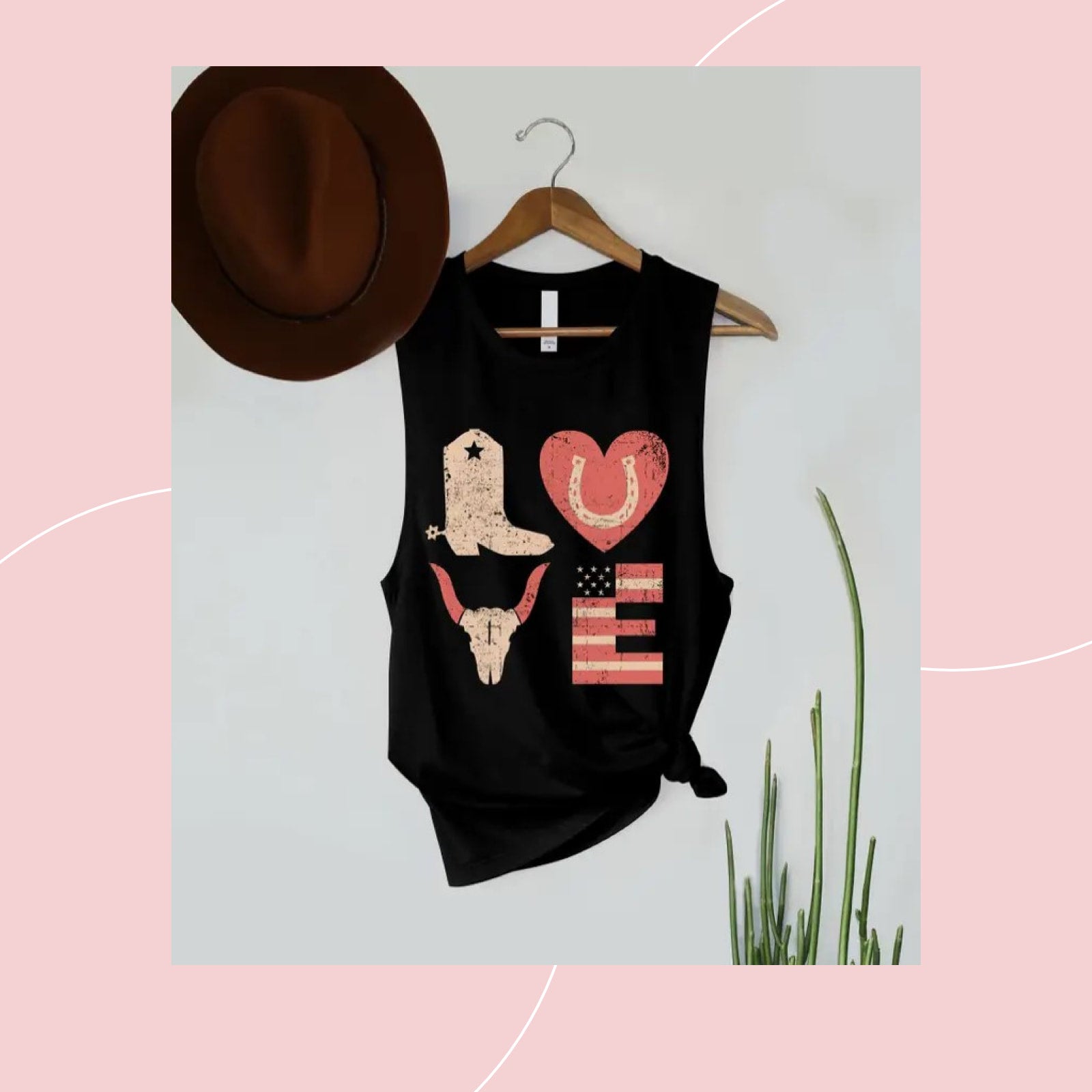 Carly Love Black Tank | BellaSorella Boutique